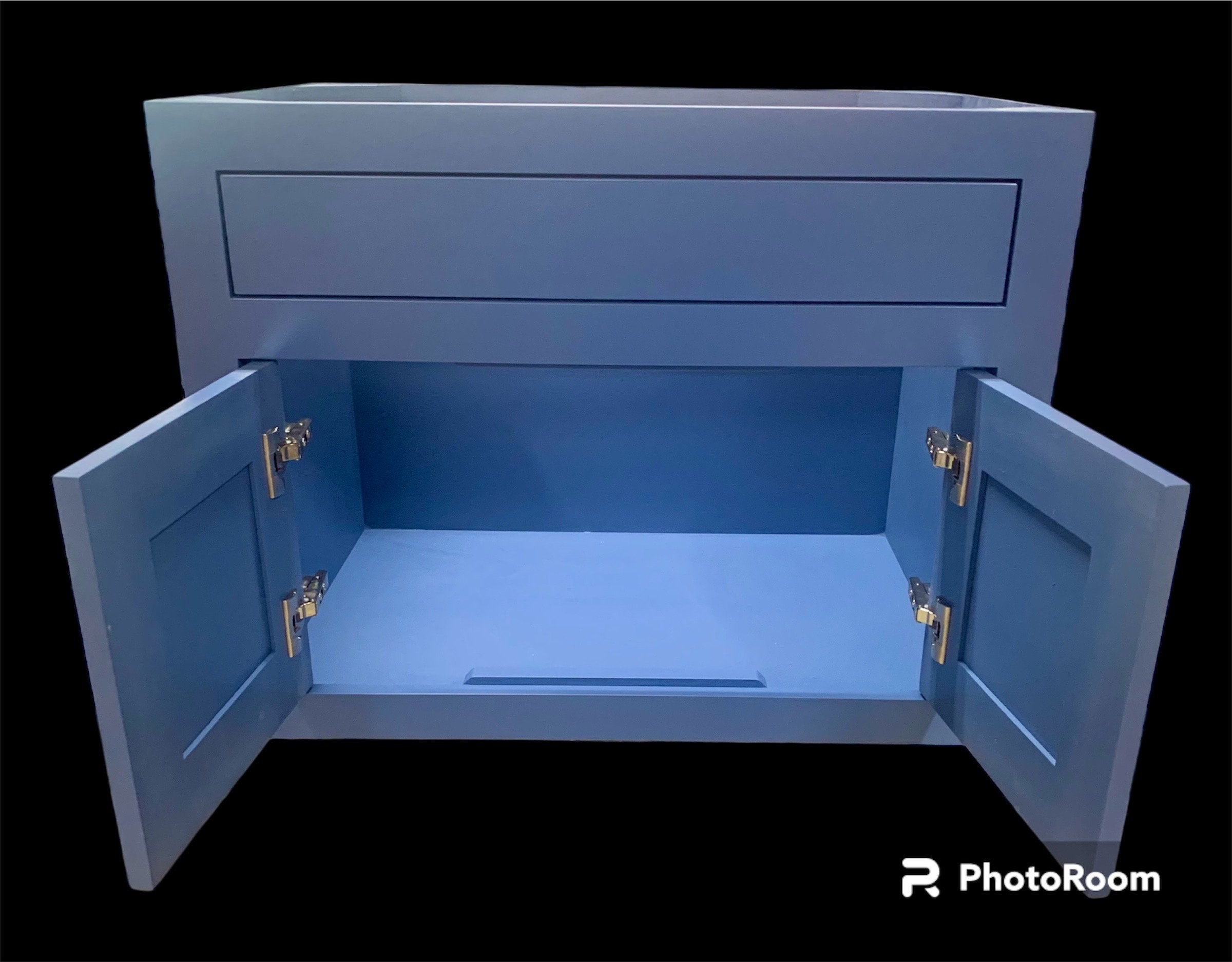 Modern Shaker Style Floating Vanity With 2 Doors, Modern Floating ...