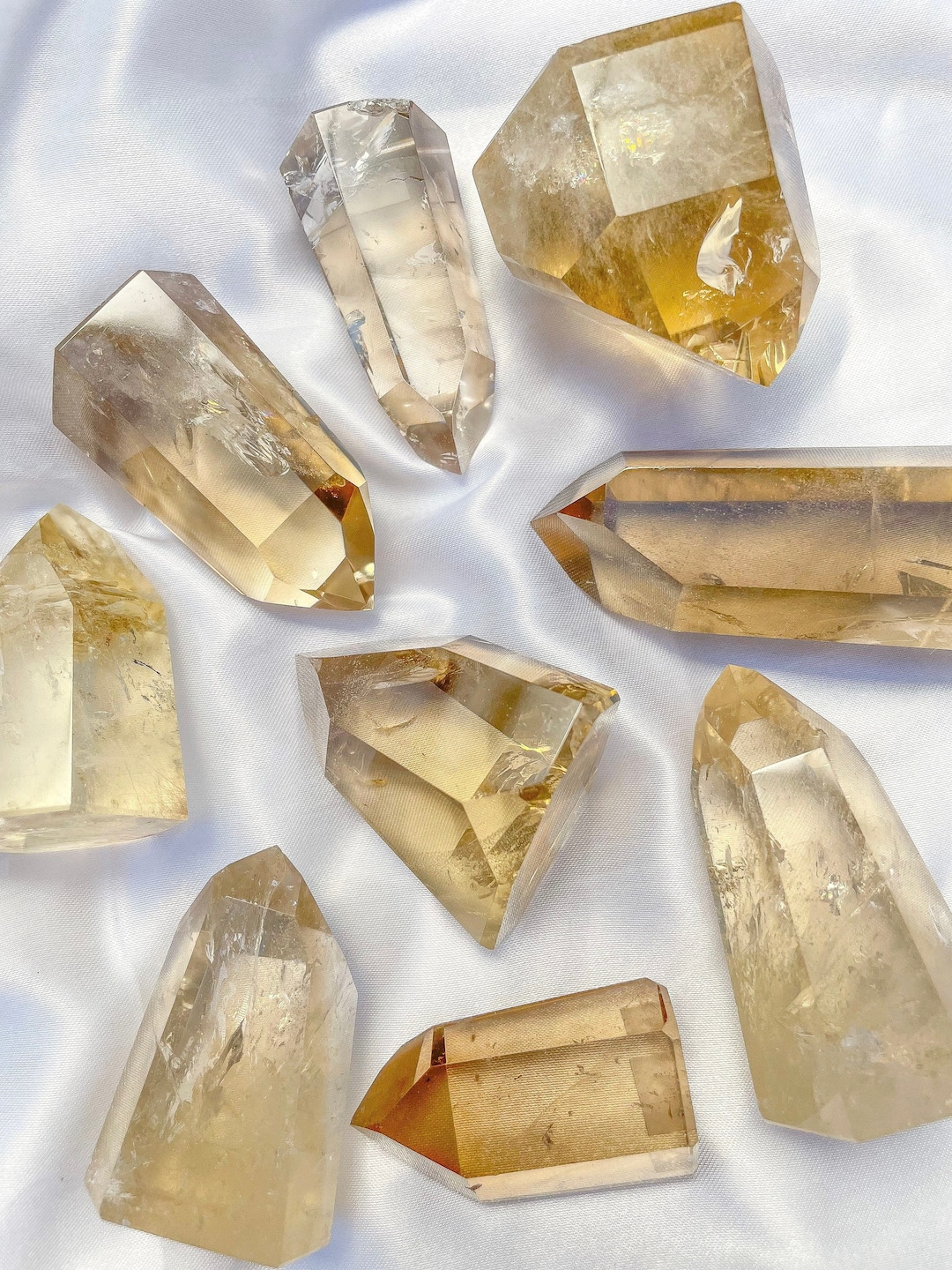 HQ Natural Golden Citrine Towers | You Choose | Healing Energy | Gifts ...