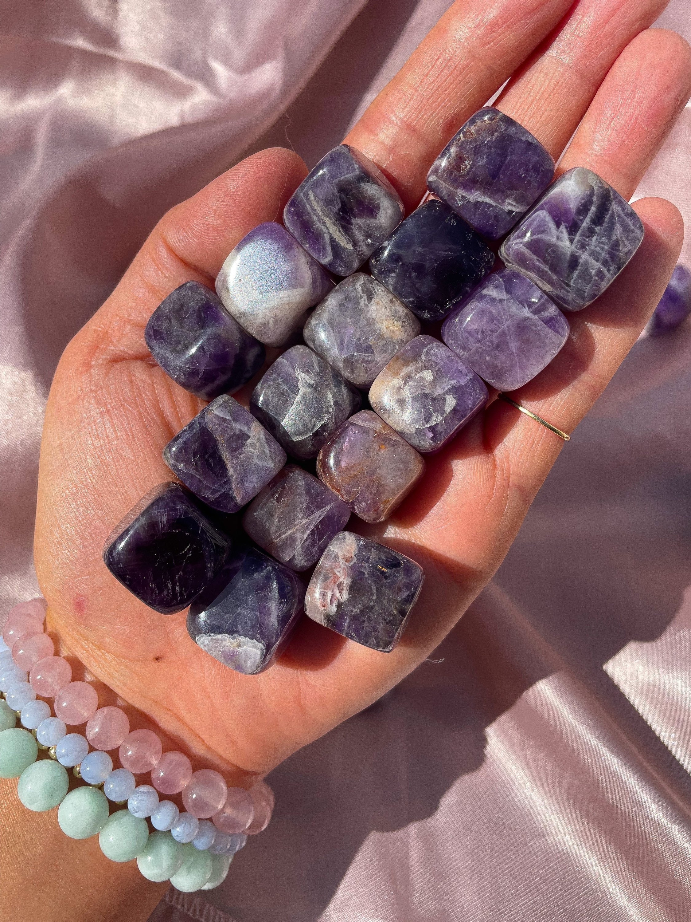 Amethyst Cube | Healing Energy | Gifts | Pocket Crystal | Lucky Crystal ...
