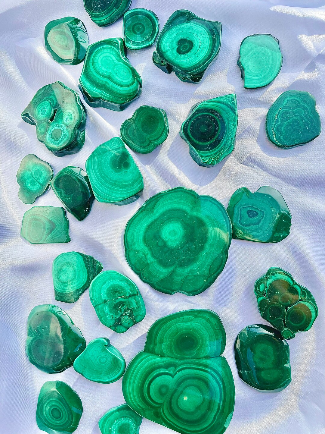 Stunning Malachite Slabs You Choose Healing Energy Gifts Crystal Slab ...