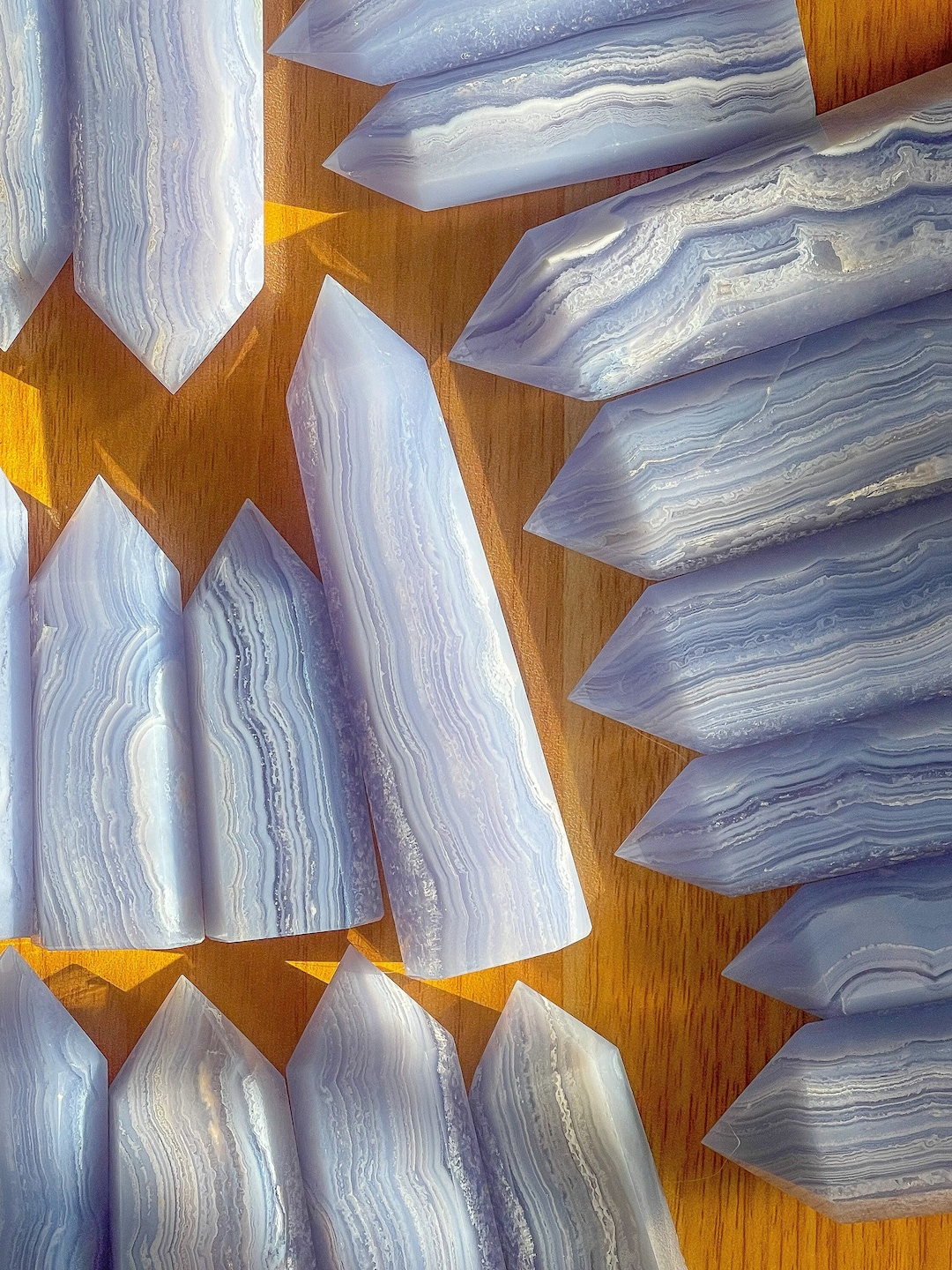 You Pick-aaa Blue Lace Agate Towers | Peace • Serenity | Healing Energy ...