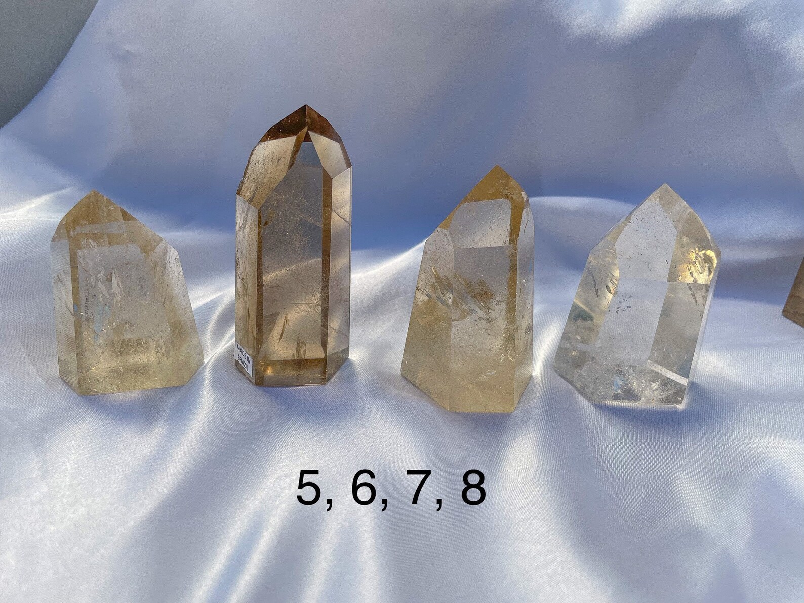 HQ Natural Golden Citrine Towers | You Choose | Healing Energy | Gifts ...
