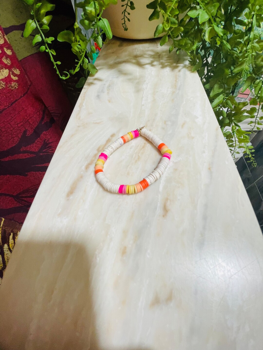 Summer Sunrise Preppy Clay Bead Bracelet - Etsy