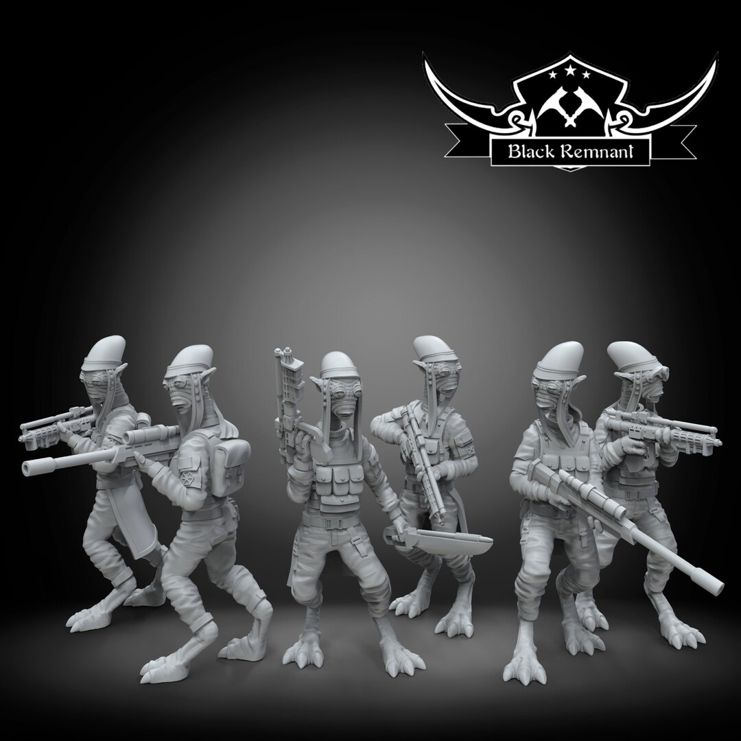 Commerce Guild Commandos - Set of 6 | 35mm | SW Legions | Dnd ...