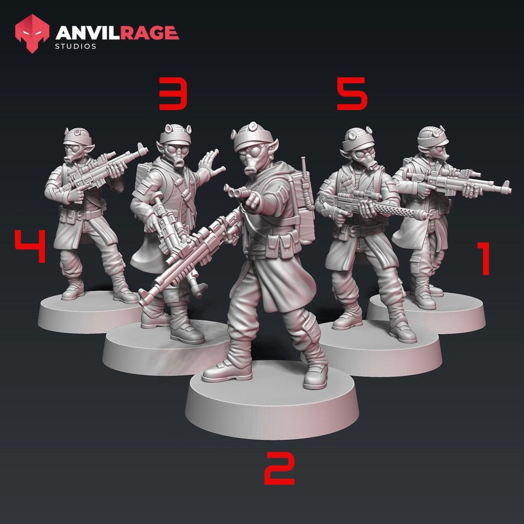 Rebellion Rodian Soldiers | Anvilrage - Etsy