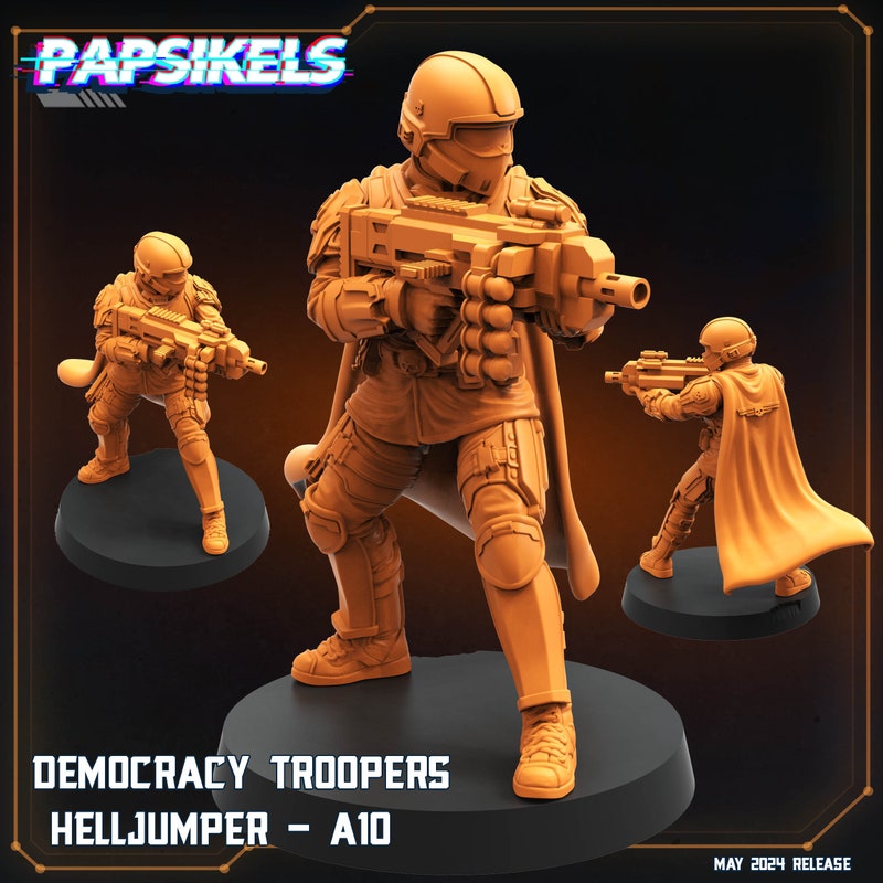 Helldivers Figurines - Etsy