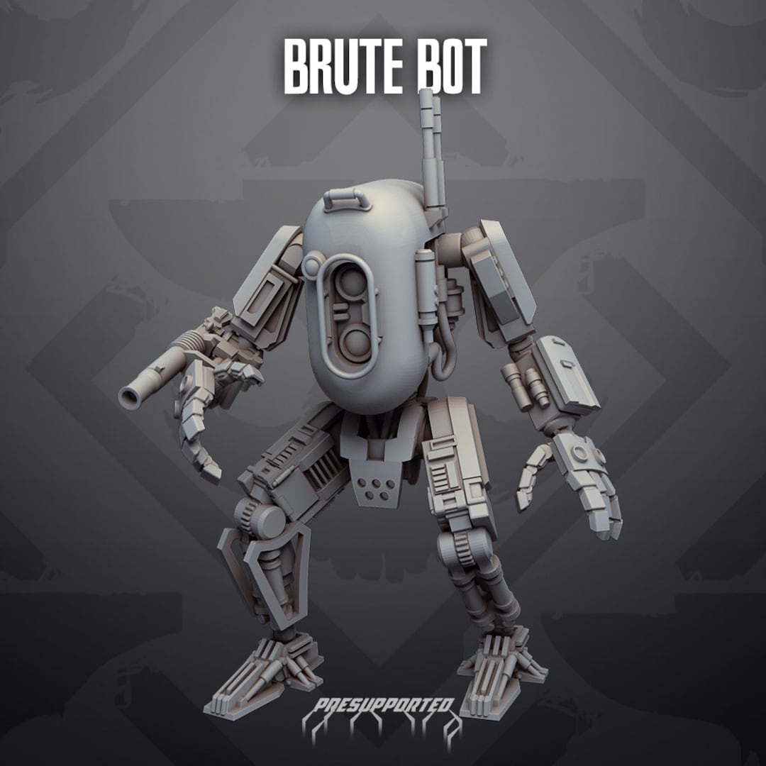 Brute Bot | 35mm | SW Legions | Dnd Miniatures | Tabletop Miniature ...