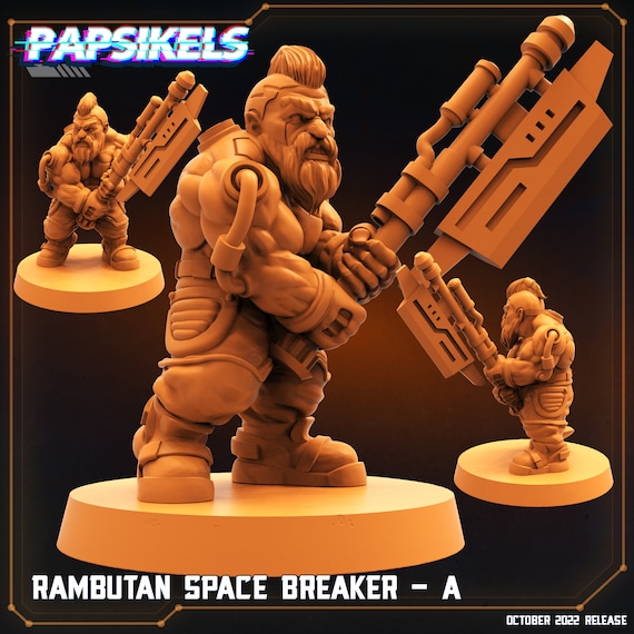 Rambutan Space Breaker Dnd Miniatures Tabletop Gaming - Etsy