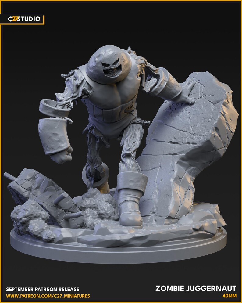 Zombie Juggernaut - Etsy