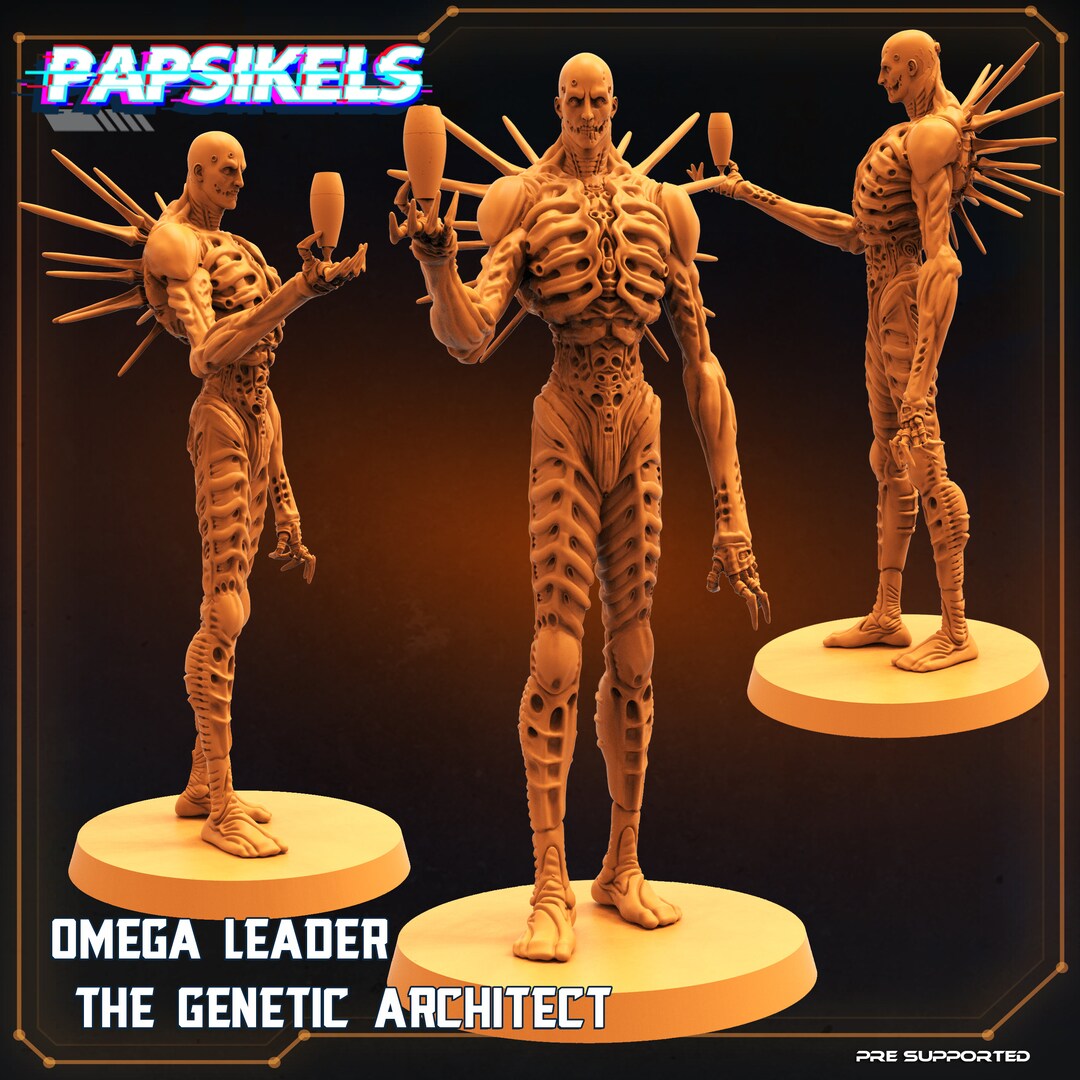 Omega Leader the Genetic Architect Dnd Miniatures - Etsy