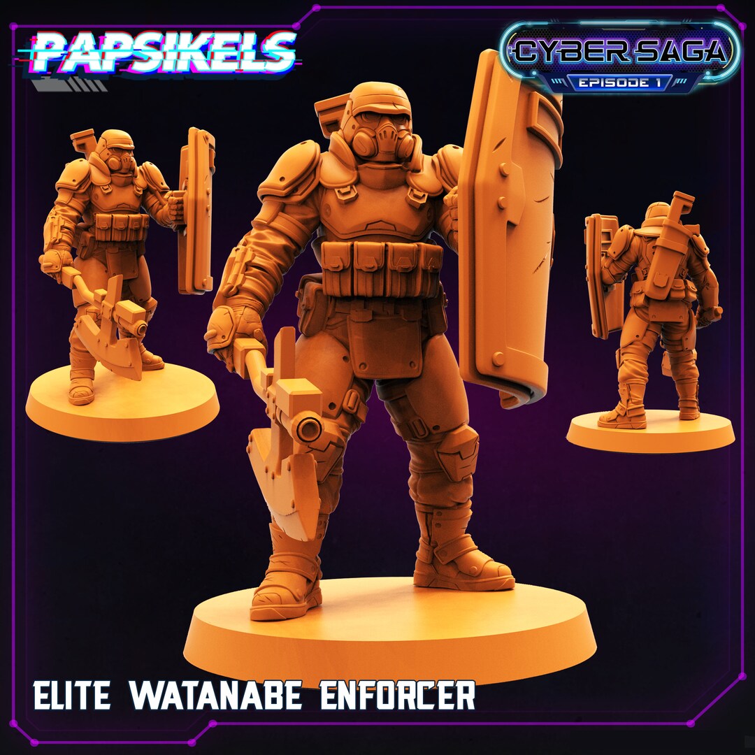Cyber-saga - Elite Watanabe Enforcer - Etsy