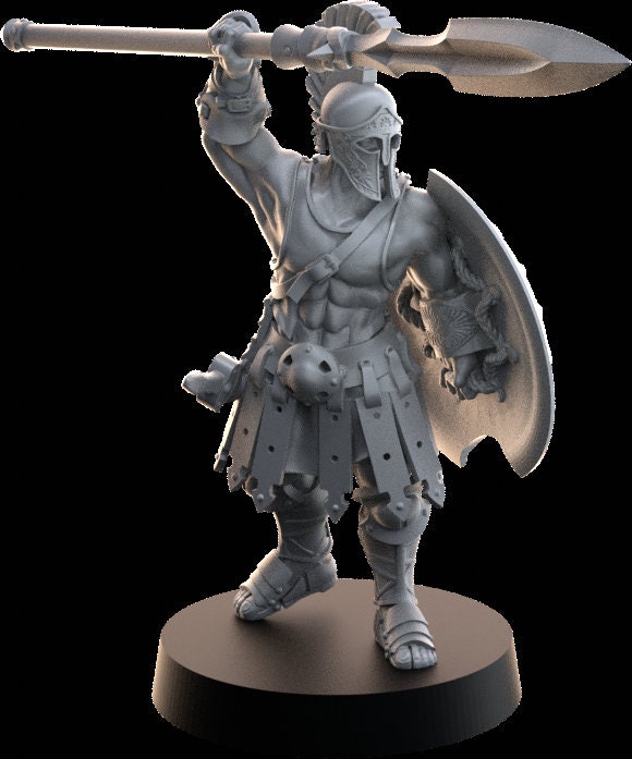 Hoplites Soldiers | From Fantasy-war Games | Dnd Miniatures | 3d ...