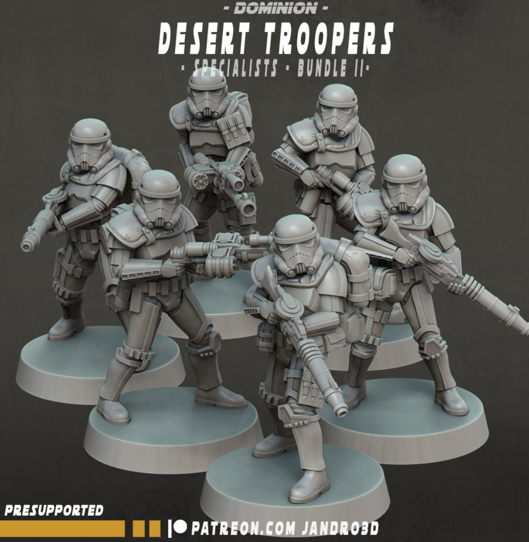 Desert Troopers - Specialist - Bundle 2 - Set of 6 - Etsy