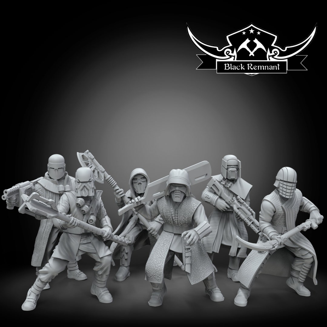 Ren Knights - Set of 6 | 35mm | SW Legions | Dnd Miniatures | Tabletop ...