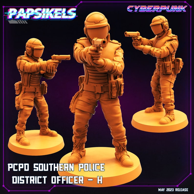 PCPD Southern Police District Officer H Dnd Miniatures - Etsy