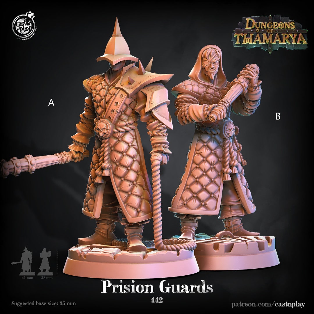 Prison Guards | Dnd Miniatures | Fantasy | Rpg's | Tabletop Miniatures ...