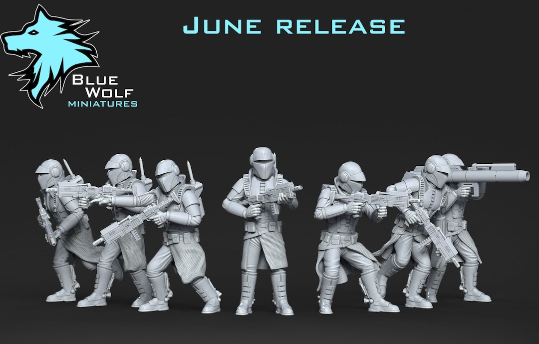 Nimbus Commandos - Set of 7 | 35mm | SW Legions | Dnd Miniatures ...