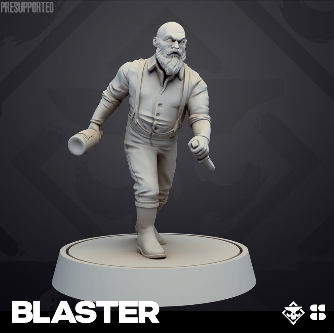 Cowboy - the Brawn | 35mm | Dnd Miniatures | Tabletop Miniature | Sci ...