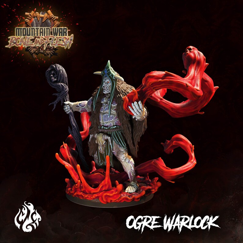 Ogre Warlock Crippled God Foundry Dnd Miniatures | Etsy
