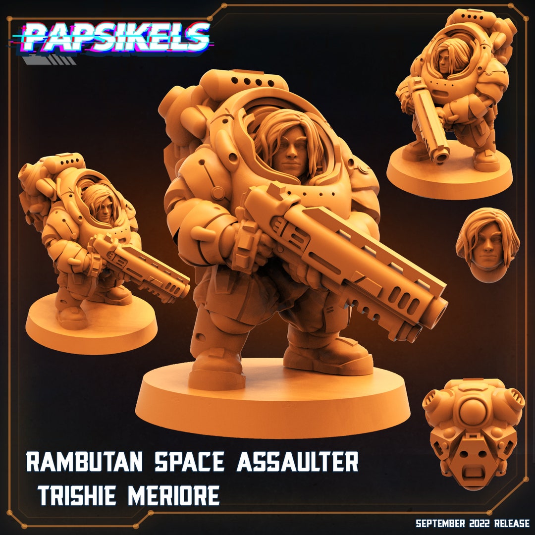 Rambutan Space Assaulter - Trishie Meriore - Shotgunner - Etsy