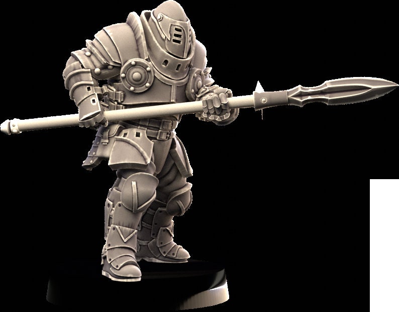Plate Foot Knight Front Lines Dnd Miniatures Tabletop - Etsy