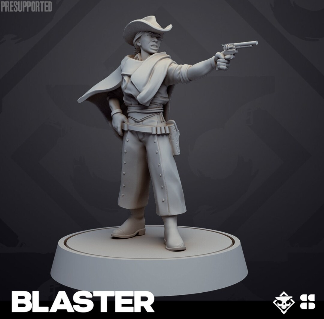 Cowboy - the Widow | 35mm | Dnd Miniatures | Tabletop Miniature | Sci ...