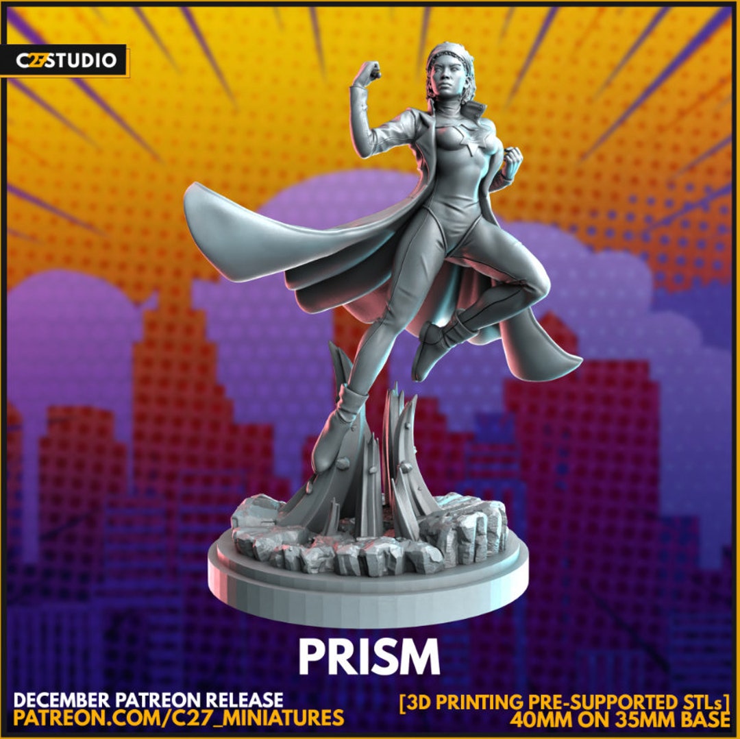 Prism | 40mm Crisis Protocol | Superhero - Etsy