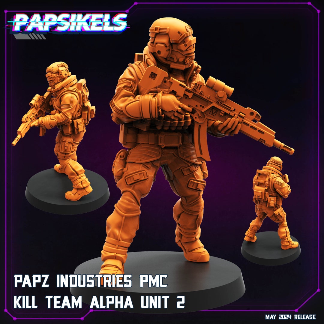 PAPZ Industries PMC Kill Team Alpha Unit 2 - Etsy