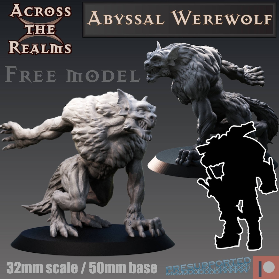 Barghest Abyssal Werewolf - Etsy