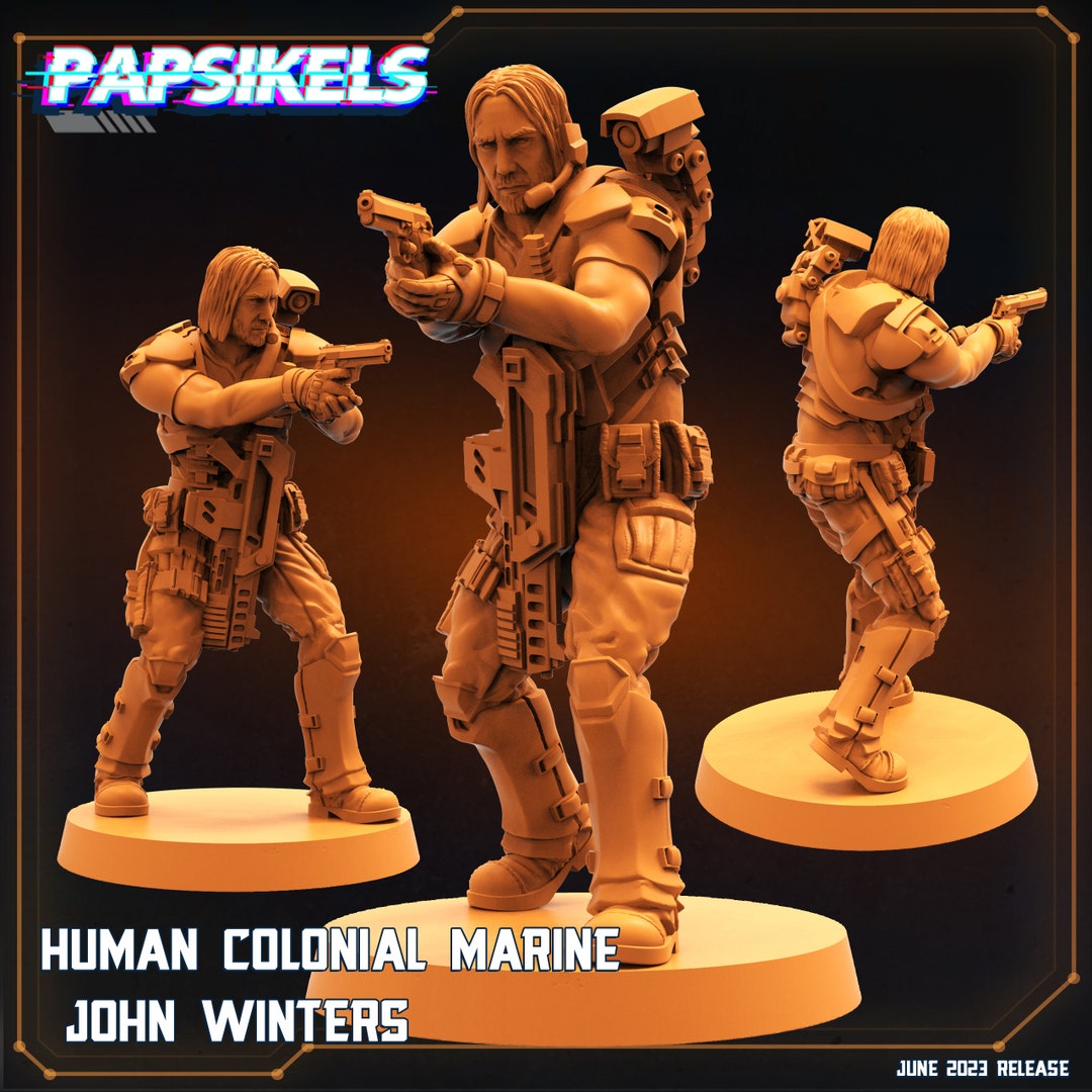 Human Colonial Marine John Winters - Etsy