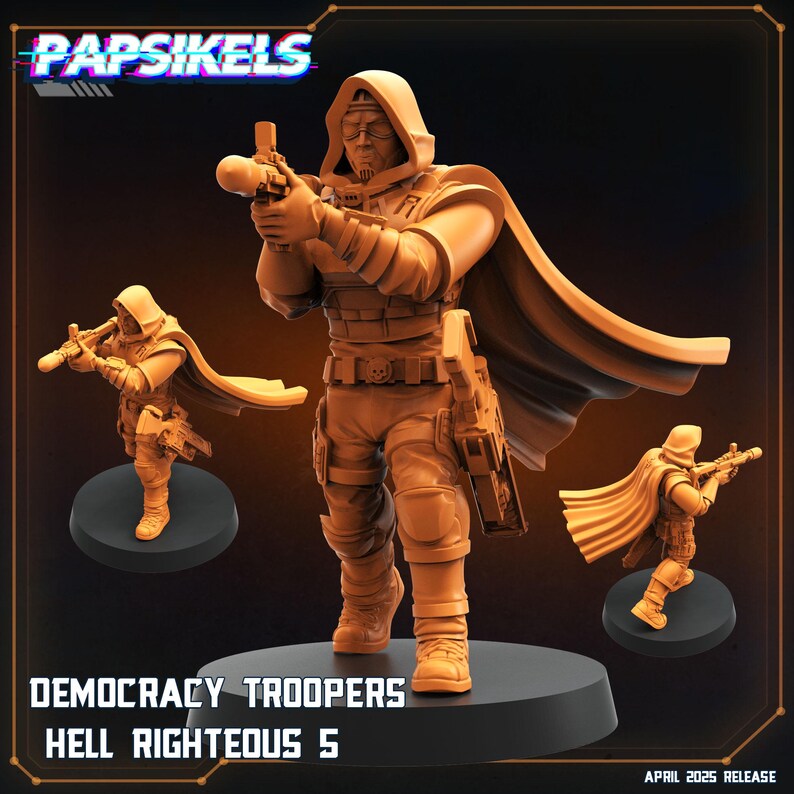 Democracy Troopers Hell Righteous - 5 - Etsy