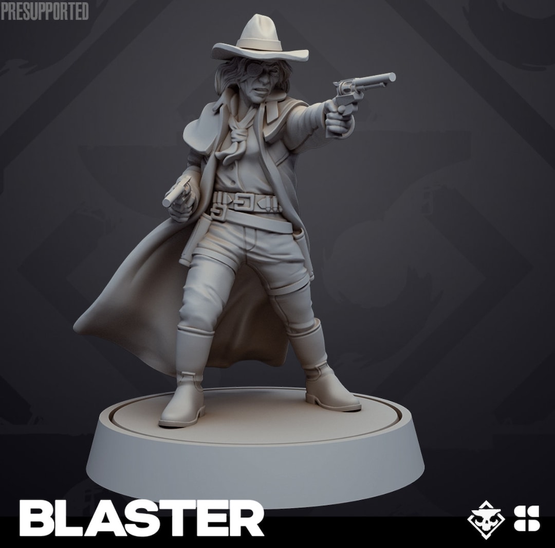 Cowboy - the Old Gun | 35mm | Dnd Miniatures | Tabletop Miniature | Sci ...