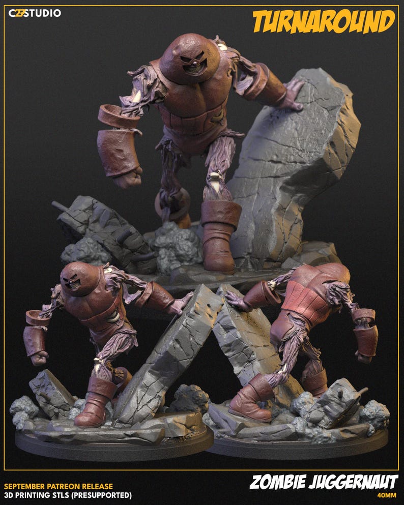 Zombie Juggernaut - Etsy