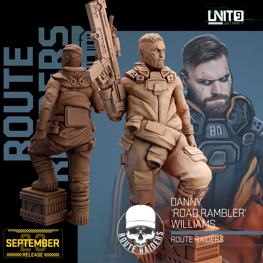 Route Raiders - Danny 'road Rambler' Williams - V2 - Etsy