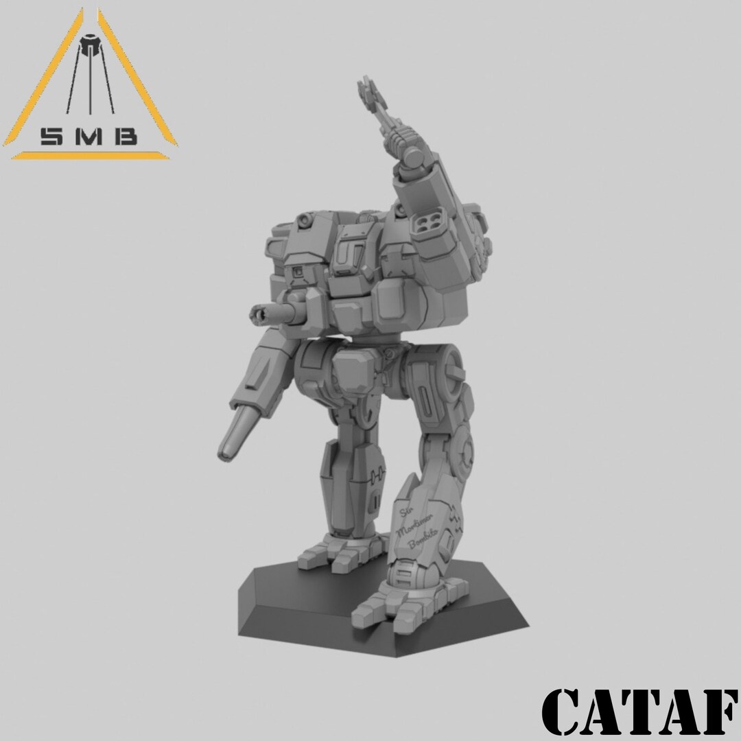 Cataf Battle Mech Miniatures Tabletop Gaming Wargames Sci-fi - Etsy