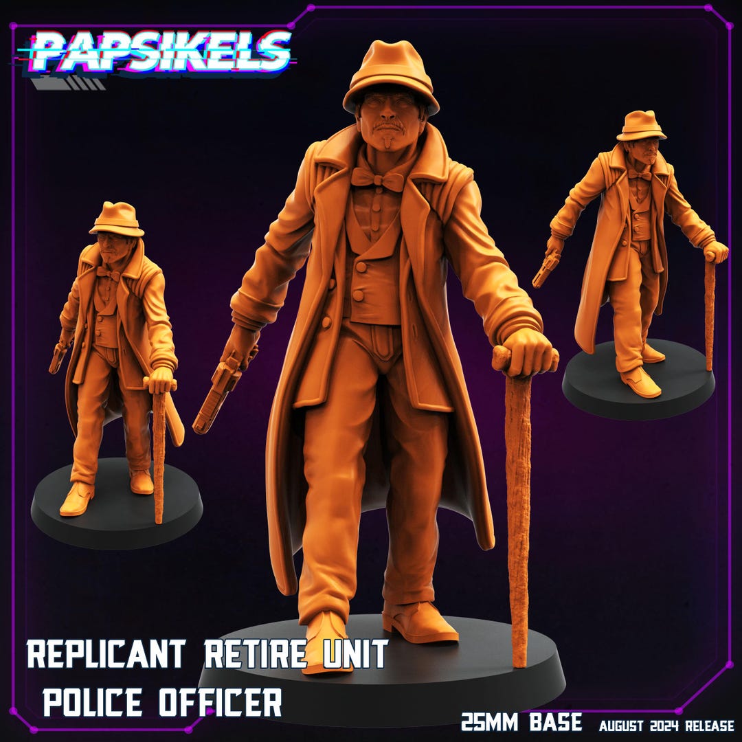 Replicant Retire Unit Police Officer - Etsy