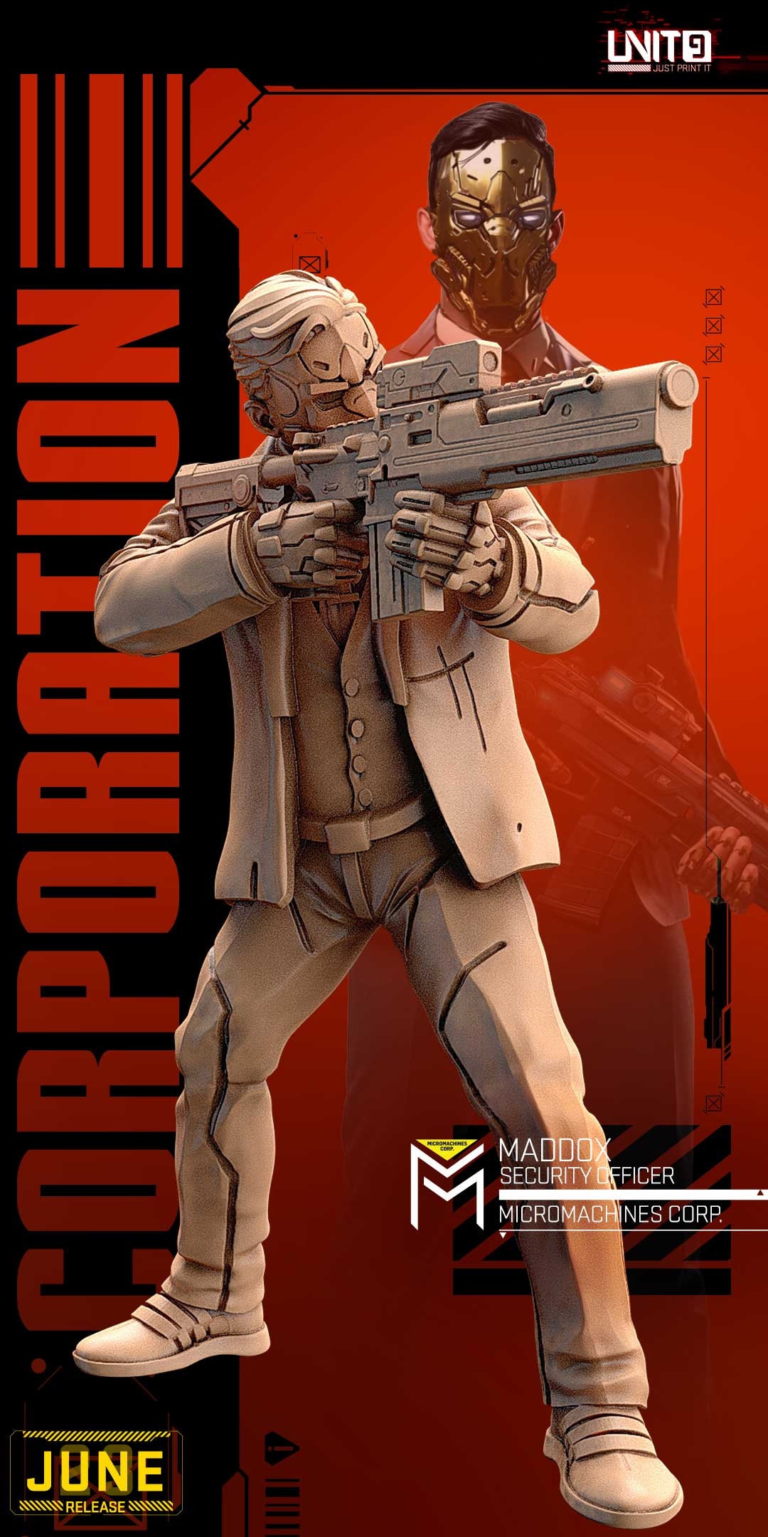 Agent Maddox 02 28mm 32mm Dnd Miniatures Tabletop Gaming Tabletop ...