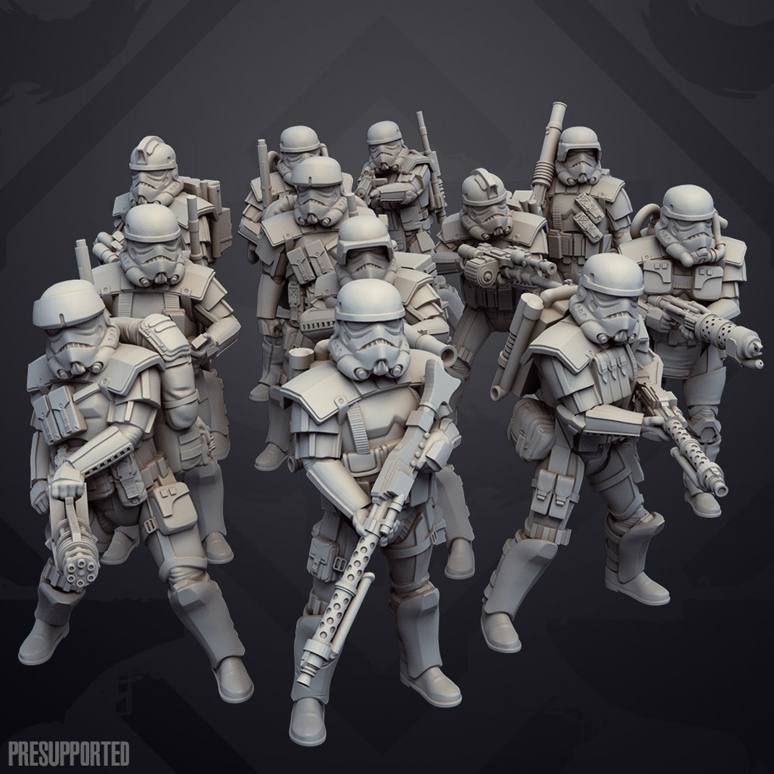 Heavy Infantry Specialist - Set of 12 | 35mm | SW Legions | Dnd ...