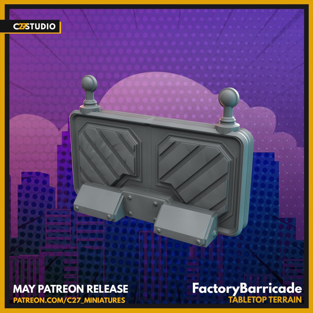 Factory Barricade | Dnd Miniatures | Tabletop Miniature | Props ...