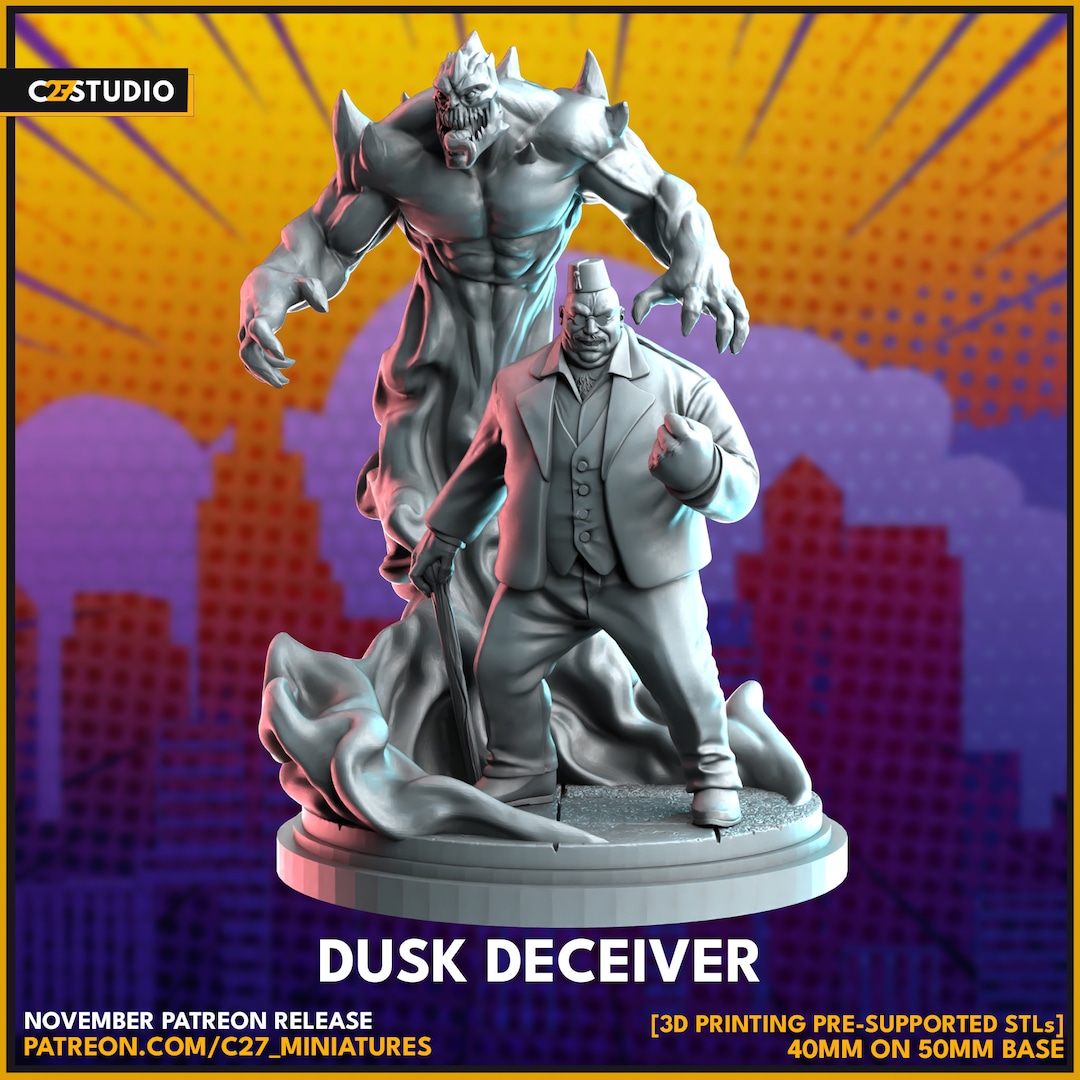 Dusk Deceiver | 40mm Crisis Protocol | Superhero - Etsy