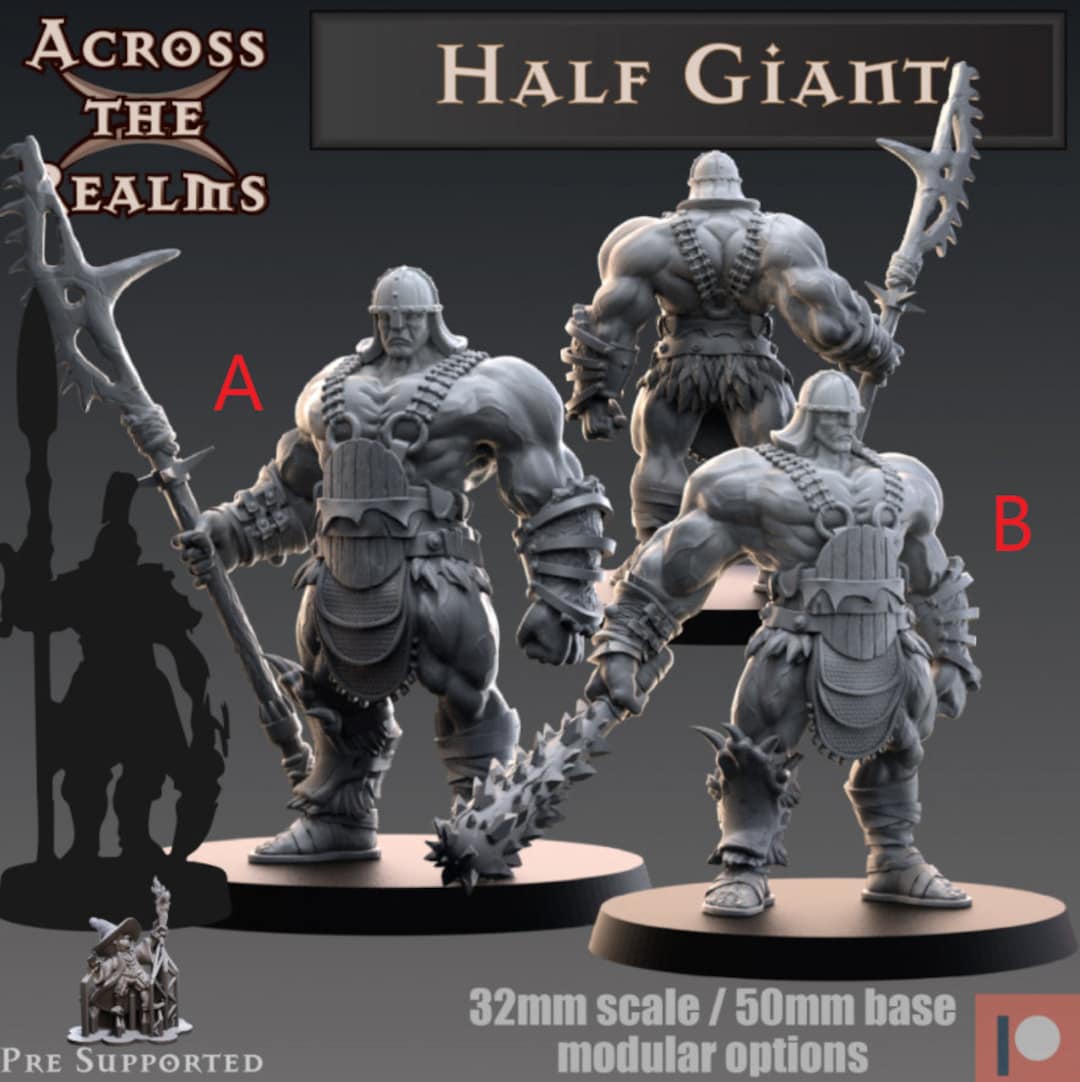 Half Giant | From Fantasy-war Games | Dnd Miniatures | 3d Printed ...