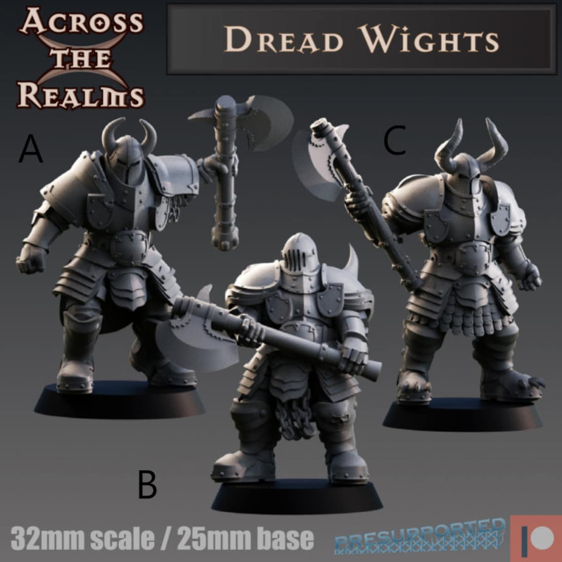 Dread Wights Dnd Miniatures Tabletop Gaming Tabletop - Etsy