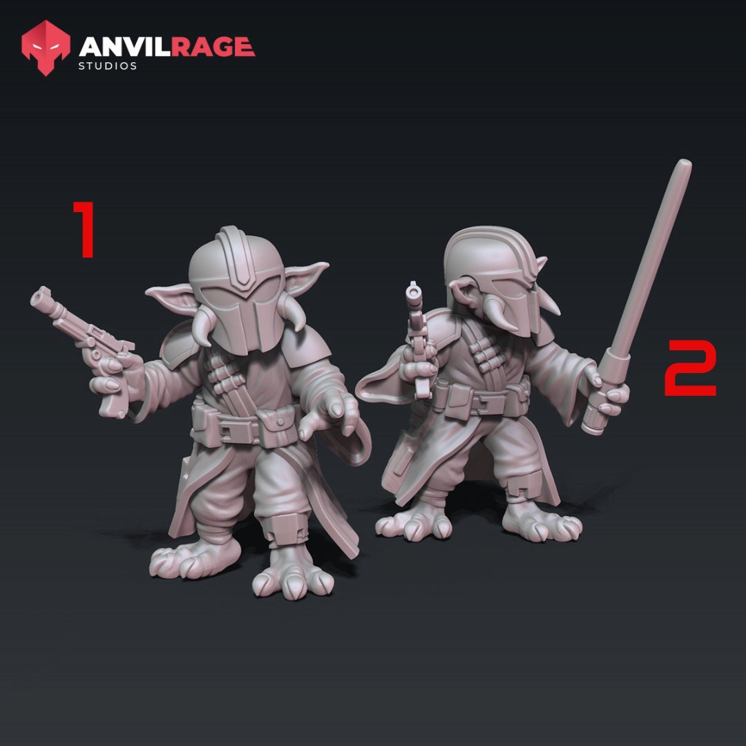 Mercenary Frog | Anvilrage | 35mm | SW Legions | Dnd Miniatures | Sci ...