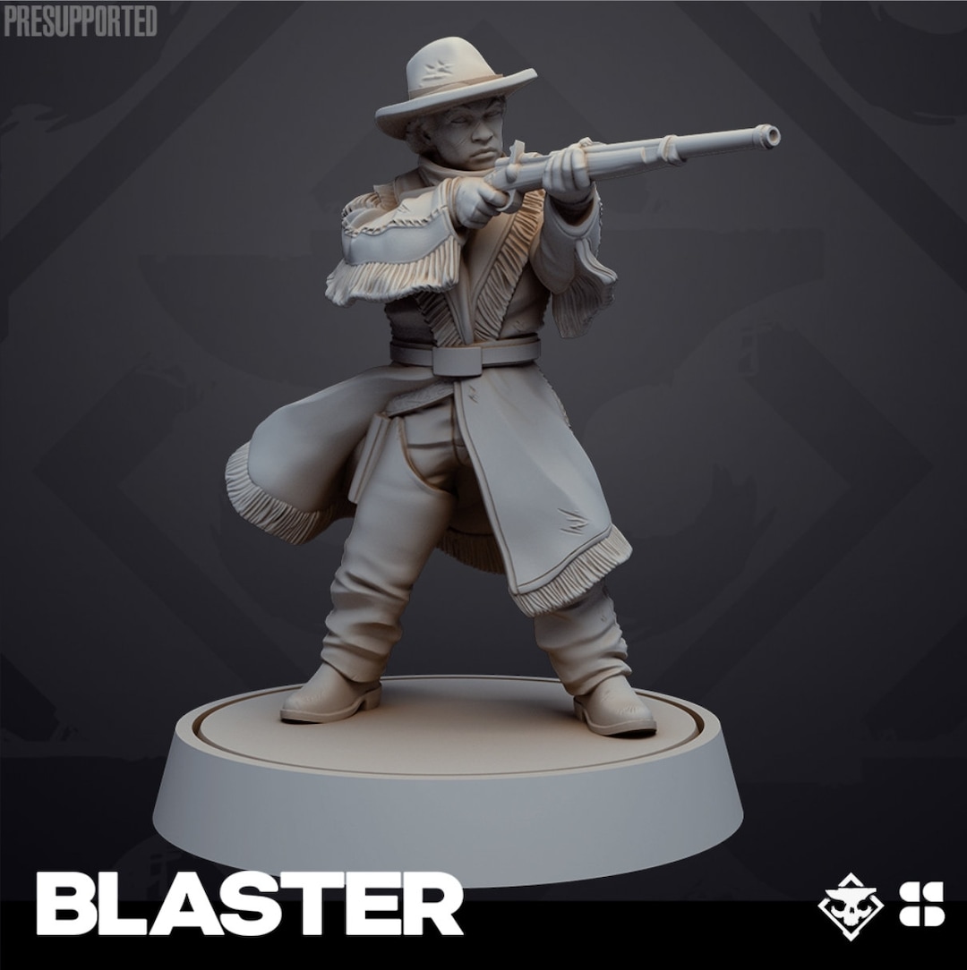 Cowboy - the Pursuer | 35mm | Dnd Miniatures | Tabletop Miniature | Sci ...