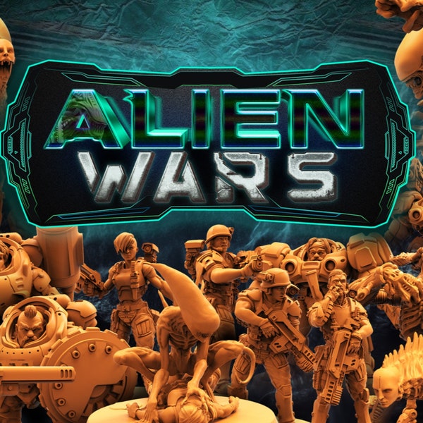 Sci Fi Alien Miniatures - Etsy