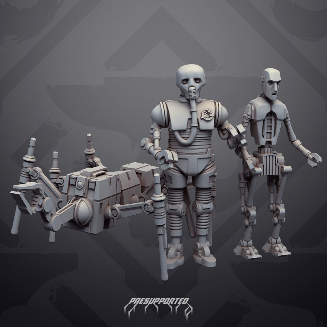 Drone Set 1 Set of 3 35mm SW Legions Dnd Miniatures - Etsy