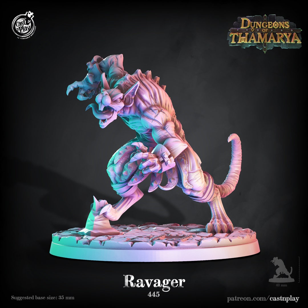 Ravager | Dnd Miniatures | Fantasy | Rpg's | Tabletop Miniatures - Etsy