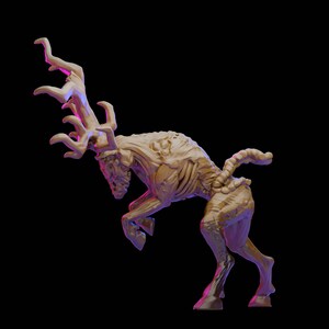 Zombie - Deer | Dnd Miniatures | Sci-fi | Cyberpunk | 28mm | Walking ...
