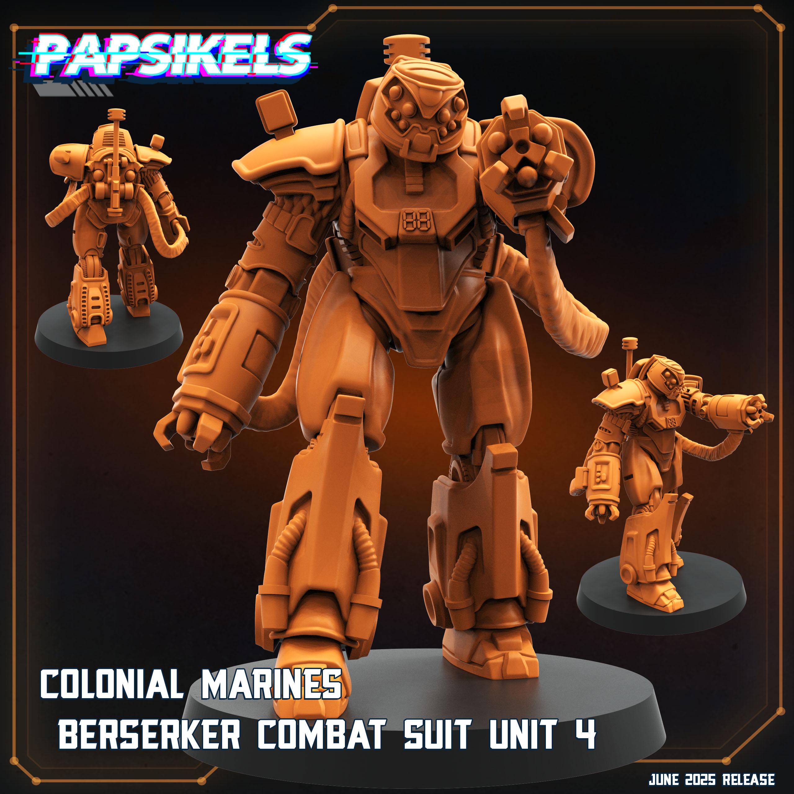Colonial Marines Berserker Combat Suit Unit - Set of 5 - Etsy