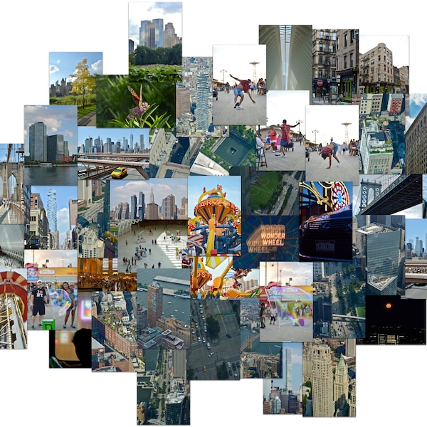 New York City Collage - Etsy